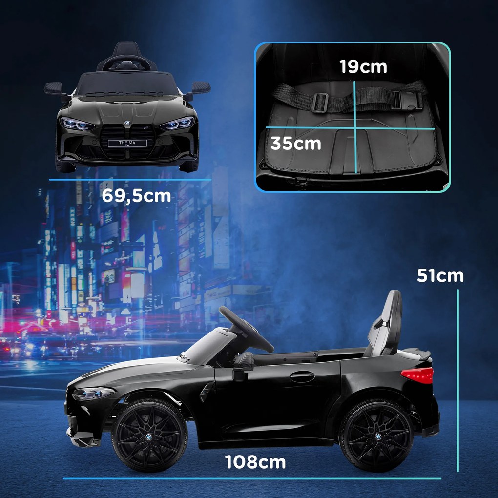 AIYAPLAY dětské elektrické auto s dálkovým ovládáním BMW M4
