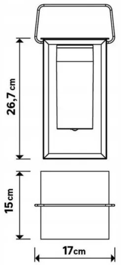LED Stmívatelná venkovní lampa MESHY LED/2W/5V IP44