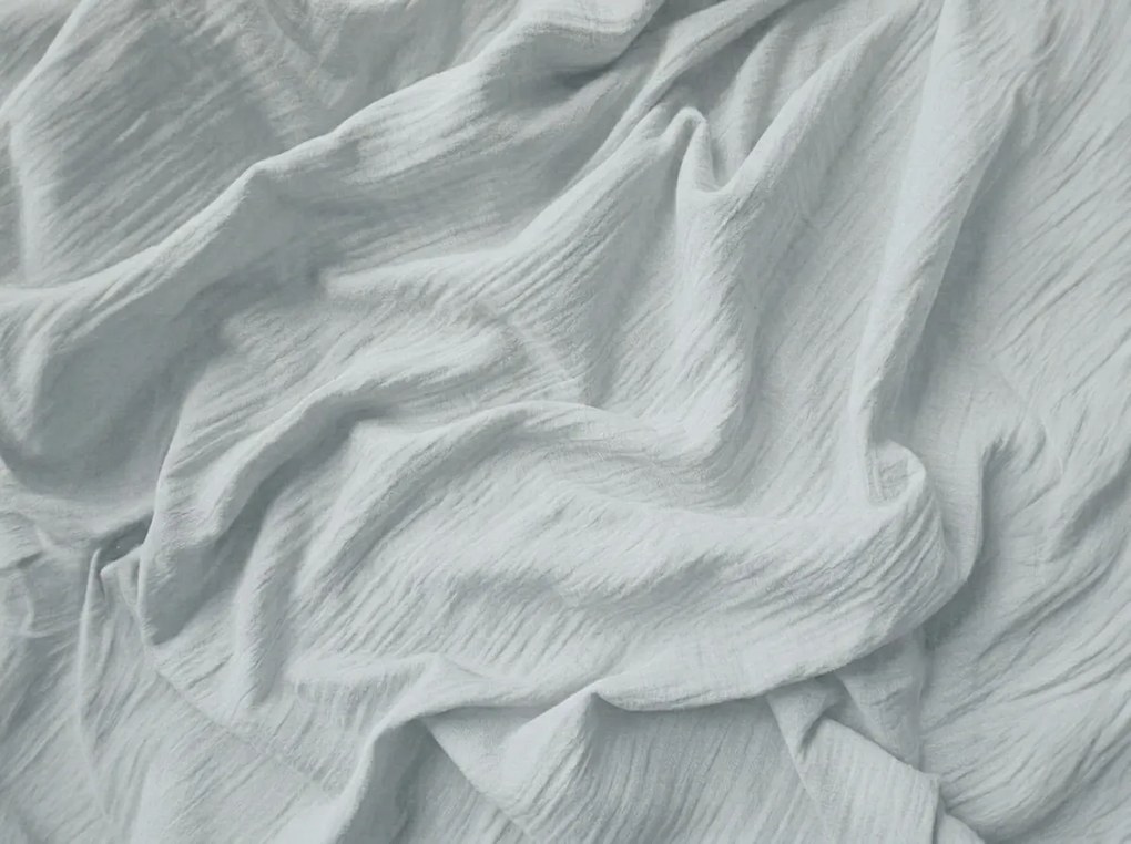 Mušelínové povlečení MUSSARI světle šedé Rozměr povlečení: 70 x 90 cm | 140 x 200 cm