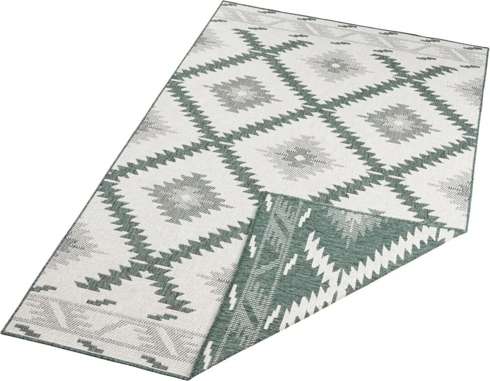 Kusový koberec Twin Supreme 103431 Malibu green creme – na von aj na doma, 200x290, zelená, chodba / predsieň, Hanse Home