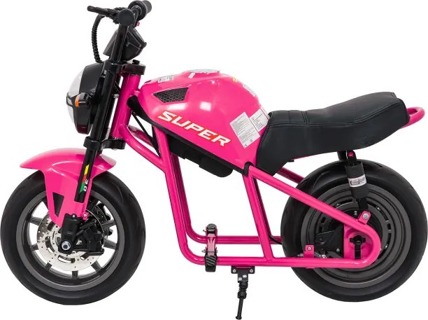Elektrická motorka SUPERMOTO růžová