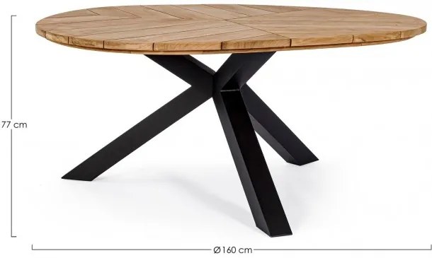 BIZZOTTO Zahradní stůl PALMDALE 160cm 0804739