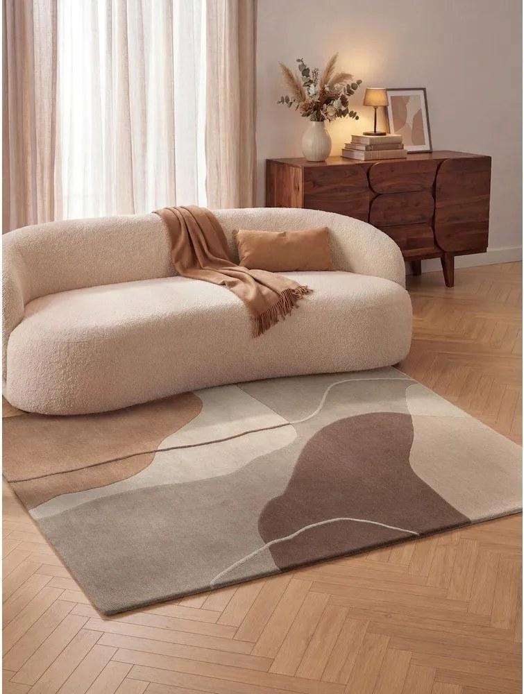 Hnědý vlněný koberec 200x290 cm Muse – Villeroy&Boch