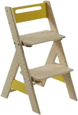 Dětská rostoucí židle ZUZU J0565F, žlutá GAZEL