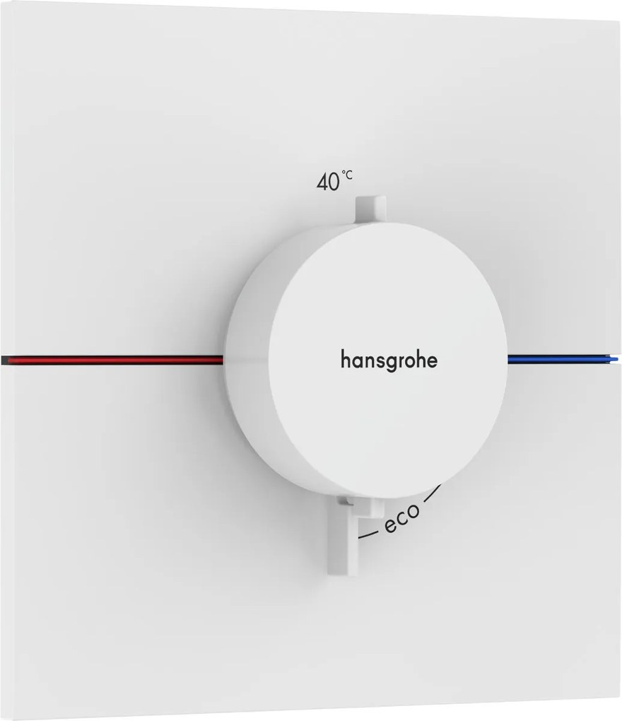 Hansgrohe ShowerSelect Comfort E, termostat pod omítku, bílá matná, HAN-15574700