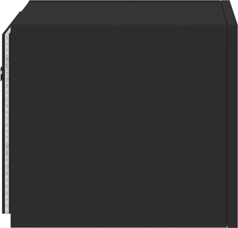 vidaXL Nástěnná TV skříňka s LED osvětlením 30,5x35x30 cm [837220] Barva: Betonová šedá