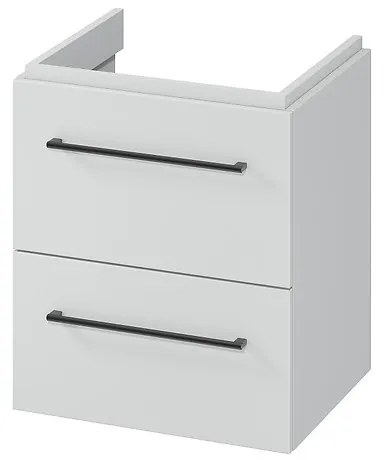 Cersanit Larga, závěsná umyvadlová skříňka 60cm, šedá matná, S932-072