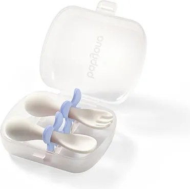 Ergonomický příbor pro děti Baby Ono bílomodrý