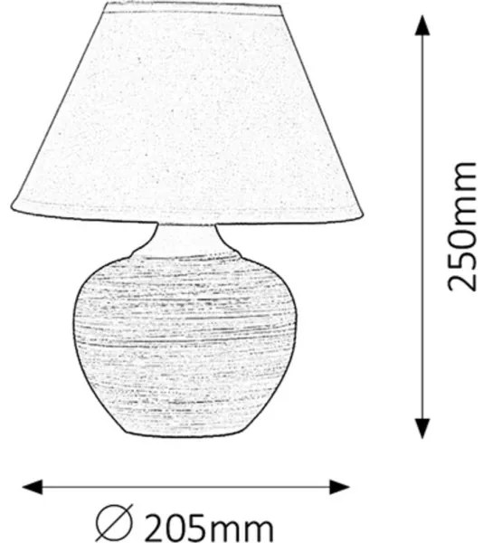 Rabalux 4392 - Stolní lampa MOLLY E14/40W