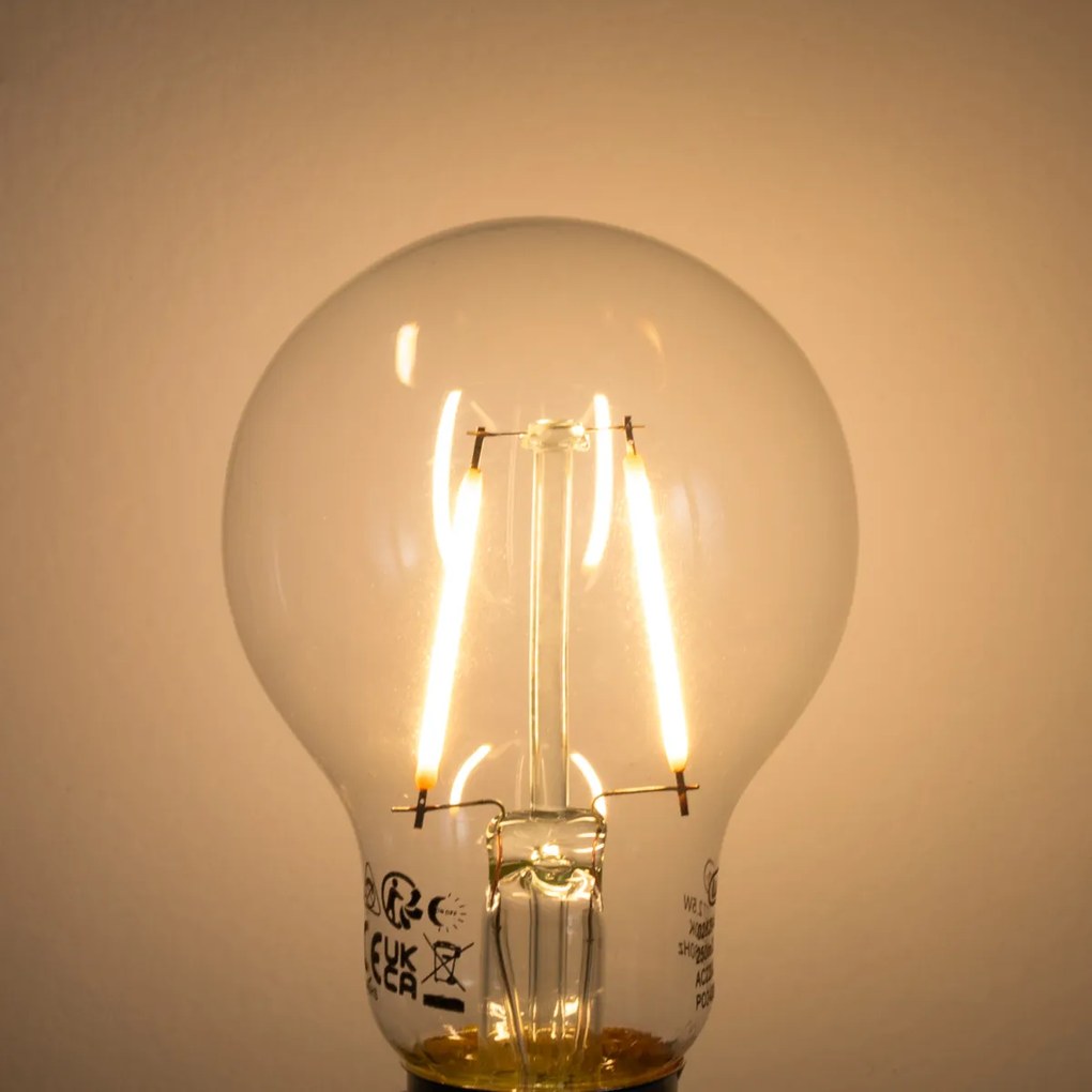 Sada 5 LED žárovek E27 A60 se senzorem soumraku 2,5W 250 lm 2200K