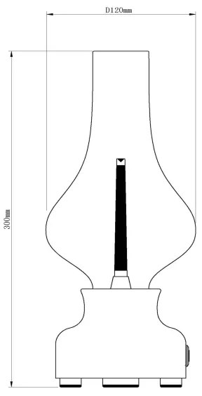 Lucide 74516/02/32 - LED Stmívatelná stolní lampa JASON LED/2W/230V červená