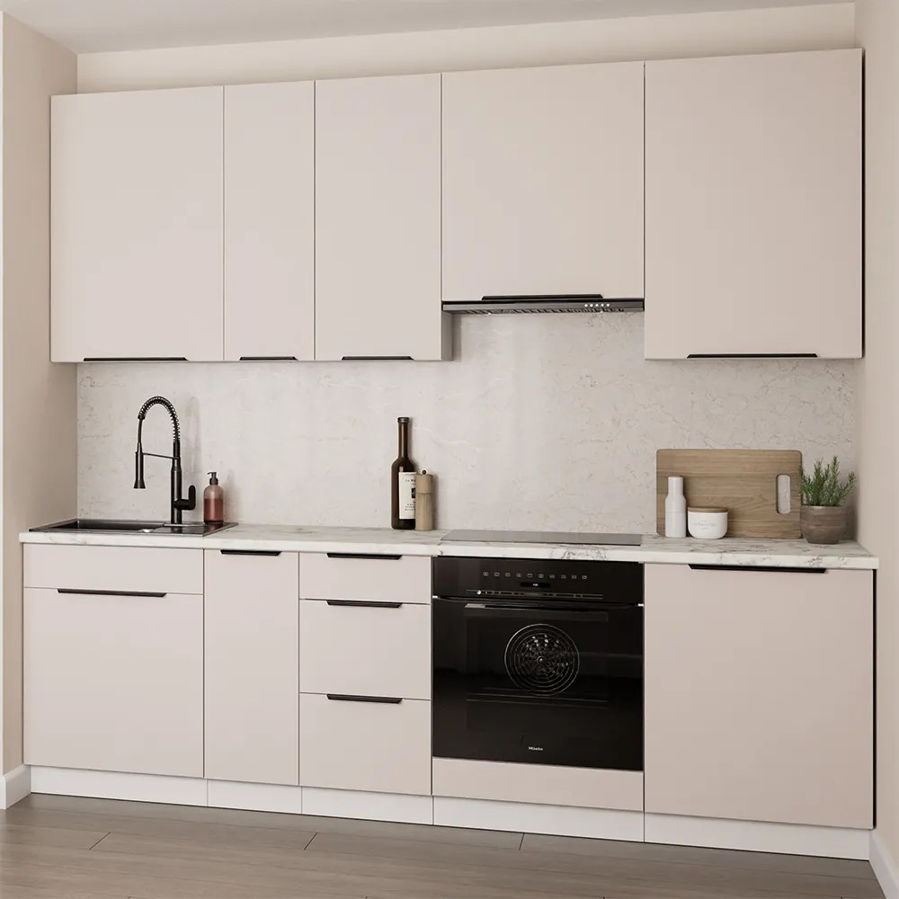 COMO | horní skříňka 80 NAGU-36 1F výklopná | 80 cm | HLUBOKÁ | bílá/kašmír