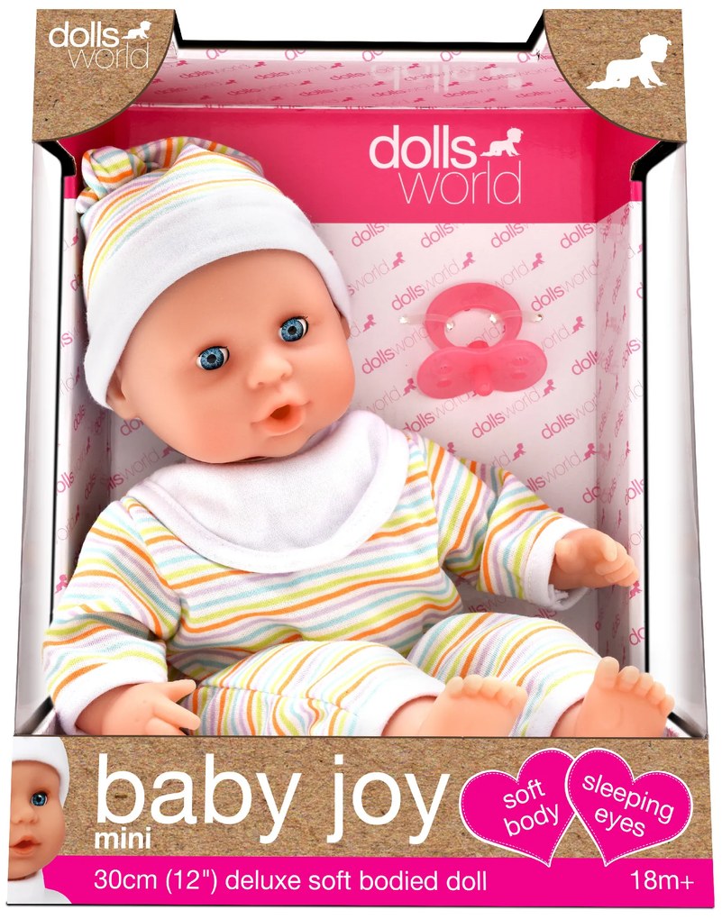 Dolls World - Panenka mini baby joy 30 cm