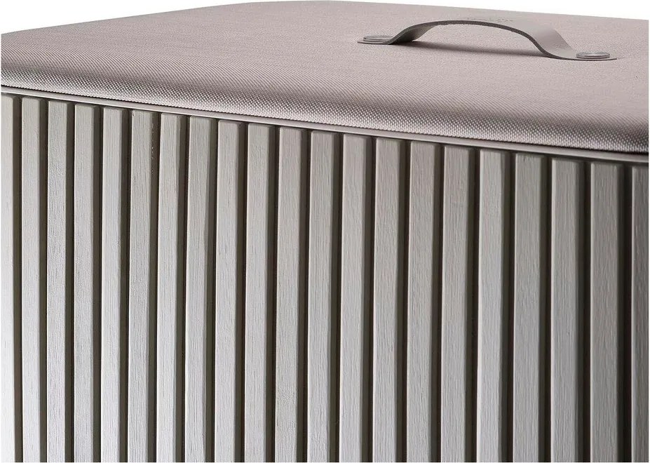 Béžový bambusový koš na prádlo 2x45 l Tota Luxe – Joseph Joseph