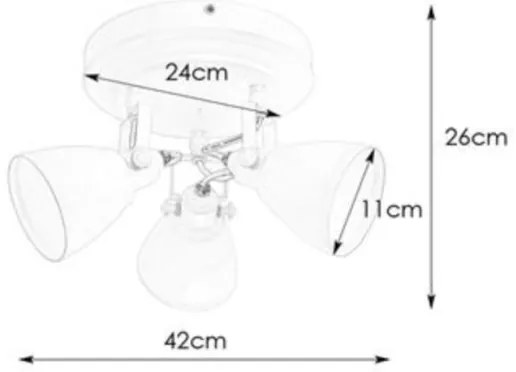 Markslöjd 108083 - Koupelnové bodové svítidlo FJÄLLBACKA 3xG9/20W/230V IP44 bílá