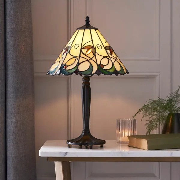 Endon 64195 - Stolní lampa Tiffany JAMELIA 1xE27/60W/230V pr. 31 cm