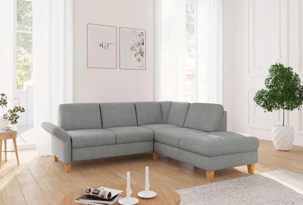 XXXLutz ROHOVÁ SEDAČKA, textil, šedá Sit & More - Sedací soupravy - 000144016177