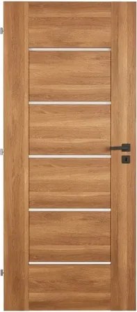 DRE Aura interiérové dveře naturel levé 70 cm dub polský AURADPL70L