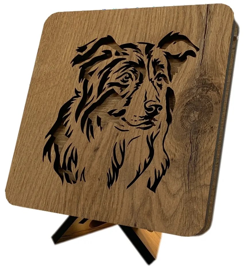 Li-Go "Kolie" lampa 19x19cm provedení povrchu: ořech