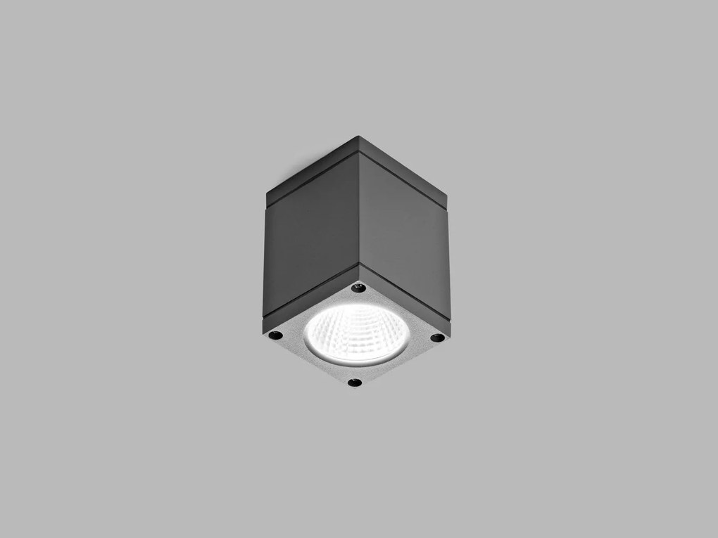 LED2 5130334D LED2 Venkovní stropní svítidlo KUBO, A DALI/PUSH 6W 3000K antracit - LED2 Lighting