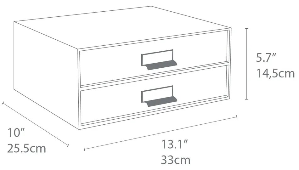 Kartonový organizér zásuvkový Birger – Bigso Box of Sweden