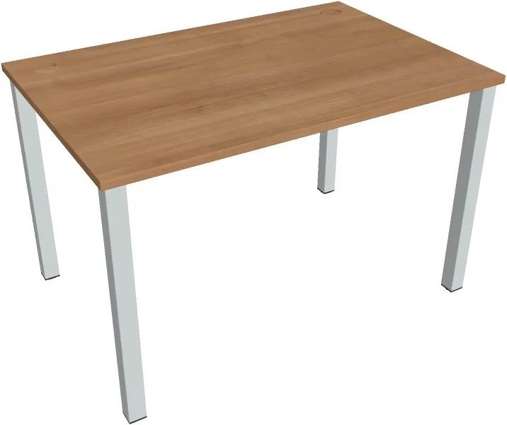 Kancelářský pracovní stůl Hobis US 1200, deskaakát, bílá RAL 9016