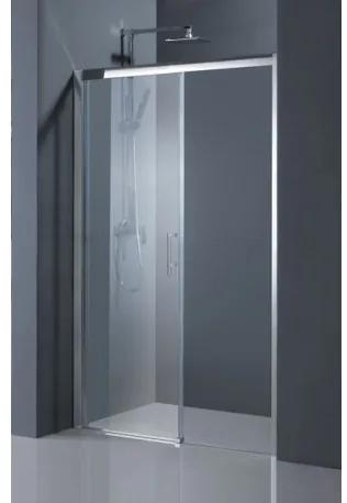 Sprchové dveře HOPA ESTRELA - 130 cm, 195 cm, Levé (SX), Hliník chrom, Čiré bezpečnostní sklo - 6 mm BCESTR13CCL
