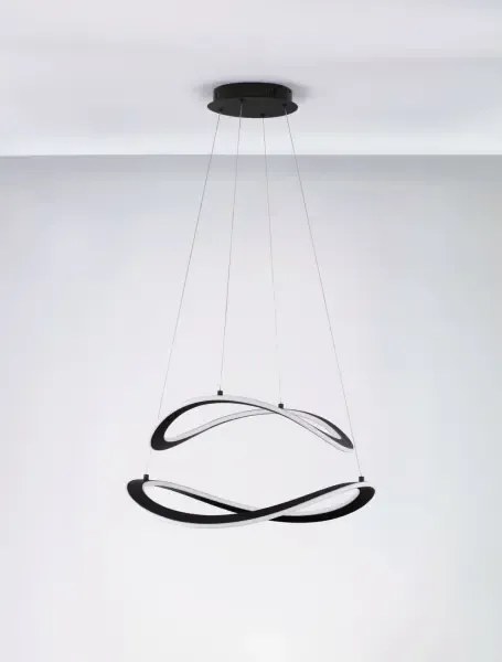 Designový lustr Celestia černá