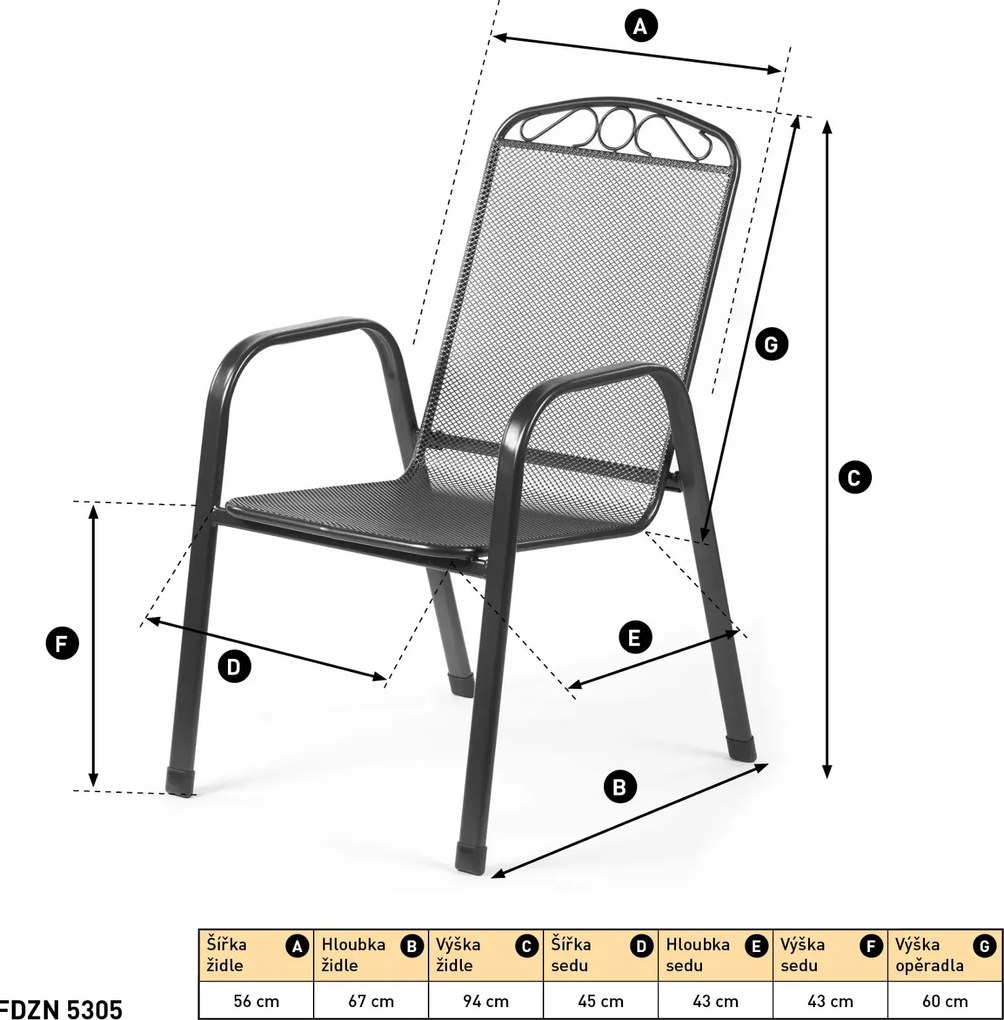 Fieldmann GRACE 4 Set zahradní nábytek