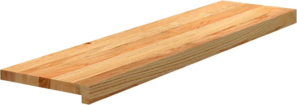 Nášlapy na schody 16 ks světle hnědé 100x25x2 cm masivní dub 3282992