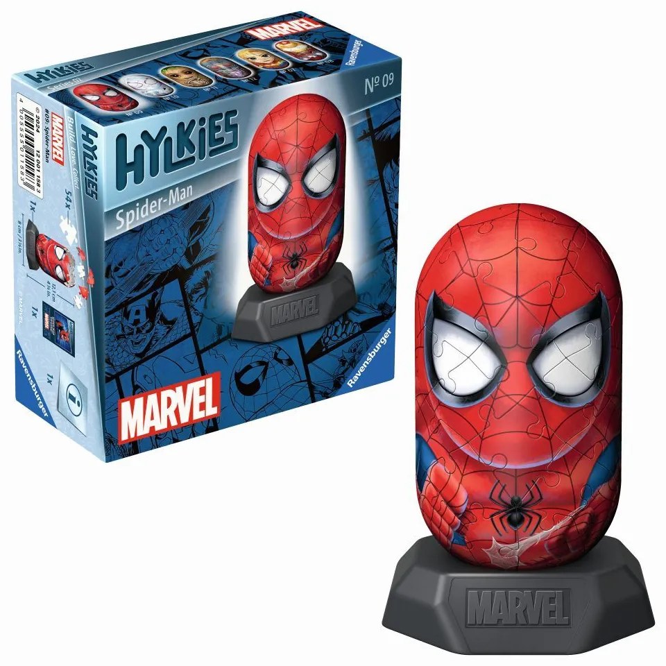 Ravensburger 3D Puzzle - Hylkies: Marvel: Spider-Man - 54 ks