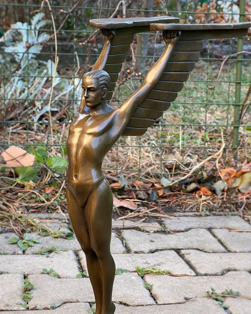 Bronzová socha soška - Íkaros art deco