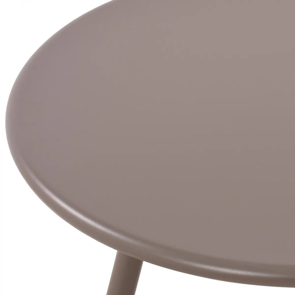 Konferenční stolek Minot - v45 x Ø60 cm - Taupe