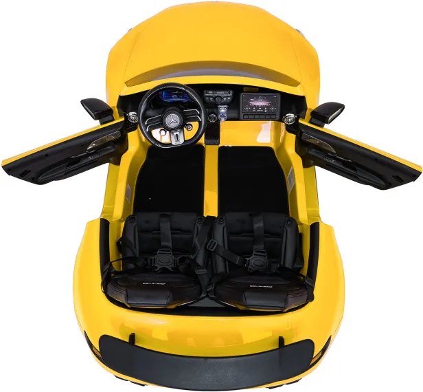Elektrické autíčko Mercedes Benz GT63 AMG žluté
