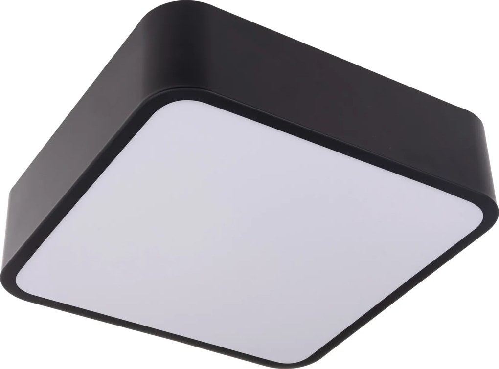 T-LED 105450 LED svítidlo RENDO 48W CCT hranaté černé stropní CCT
