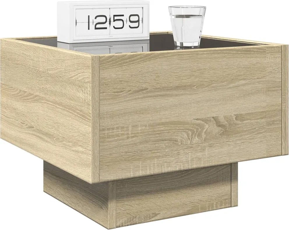 Noční stolek s Infinity LED dub sonoma 40 x 40 x 30 cm 3284065