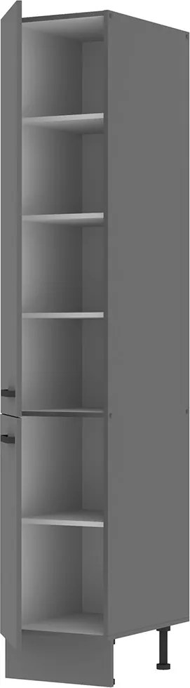Kuchyňská linka NESSANT se | 250x280 cm | zásuvky PREMIUM BOX | šedá mat