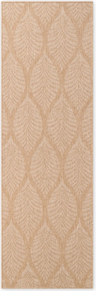 NORTHRUGS, Běhoun Duet Liora 106247 Beige/White - na ven i na doma, 80x250, béžová, chodba / předsíň