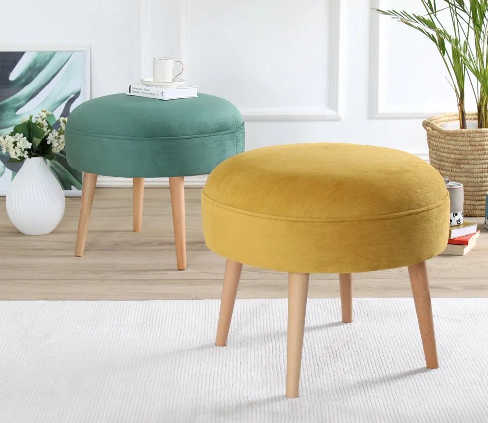 Atelier del Sofa Taburet Romley - Green, Zelená