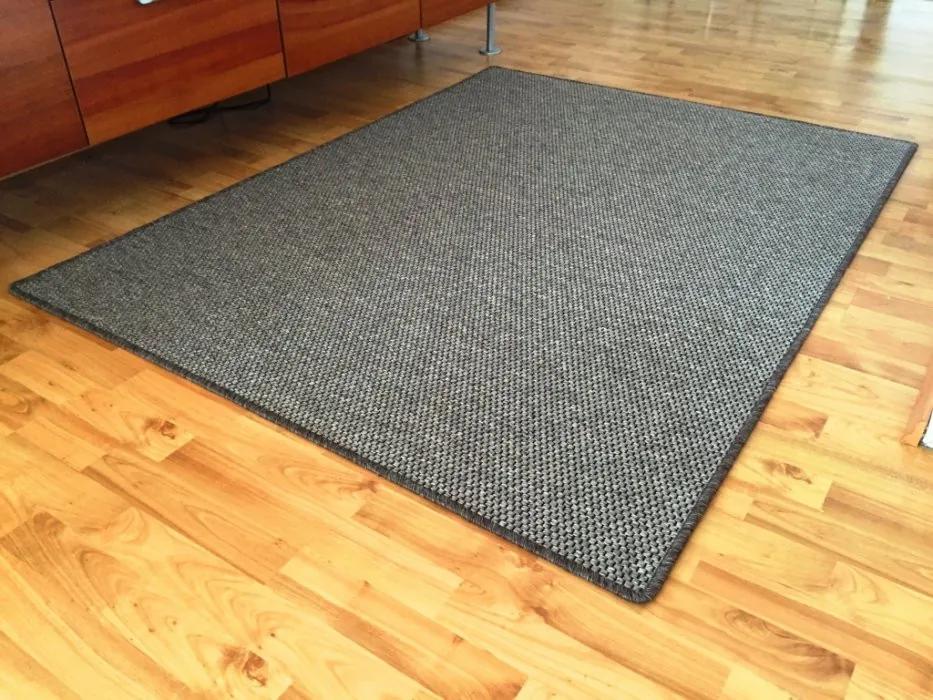 Vopi | Kusový koberec Nature tmavě béžová - 200 cm kulatý