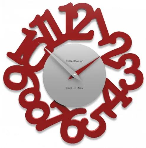 Designové hodiny 10-009 CalleaDesign Mat 33cm (více barevných variant) Barva grafitová (tmavě šedá)-3 - RAL9007