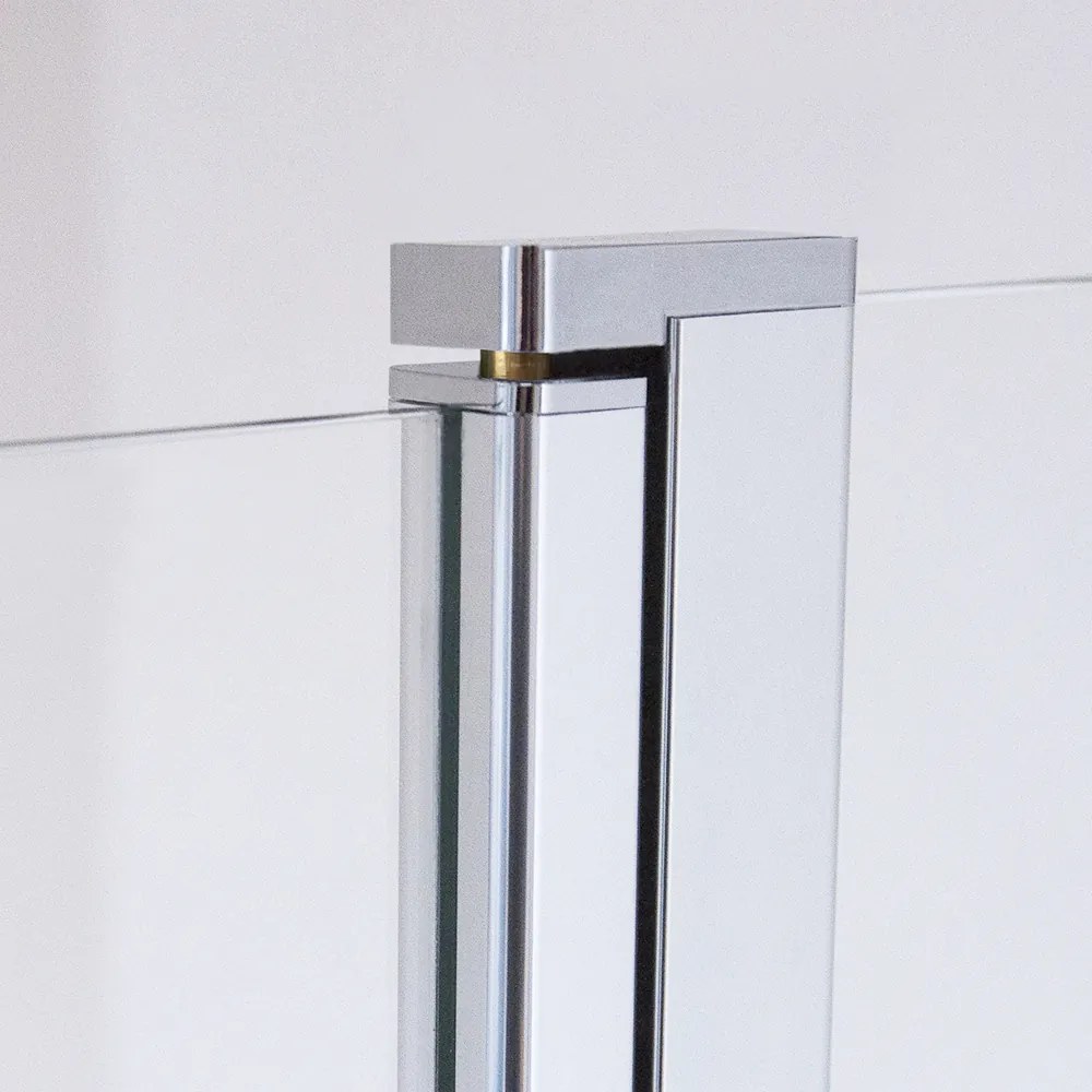 Roth Jednokřídlé sprchové dveře LYE4 se setem profilů LZ pro instalaci do niky Varianta: šířka: 90 cm, orientace: Uni - (LYE4/900_LZ), Barva profilů a typ výplně: profily: brillant, výplň: transparent