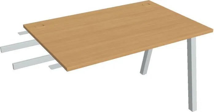 Hobis Kancelářský stůl k řetězení Hobis US A 1200RU, deskaakát, černá černá