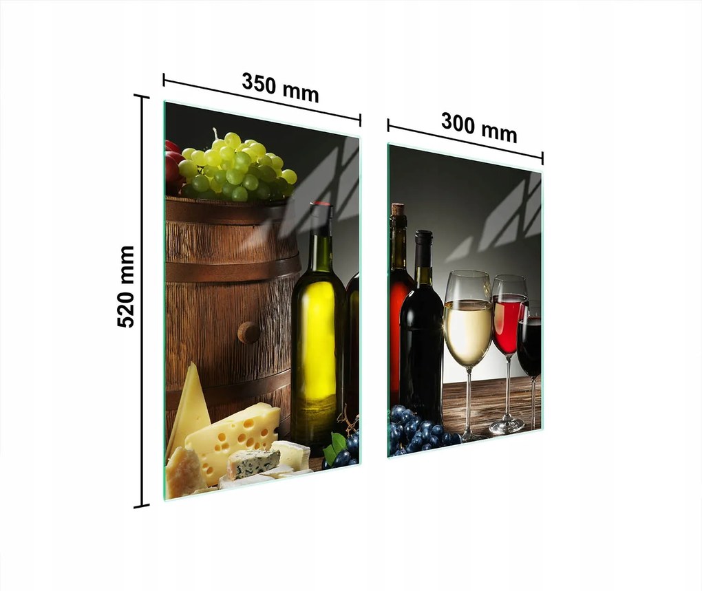 Skleněná Ochranná Deska Do Kuchyně 65x52 Kuchyně