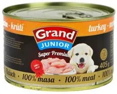 Jeseničan s.r.o. GRAND konz. Superpremium pes Junior krůtí 405g