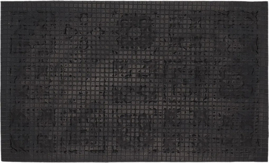 Rohožka MOSAIC 75x45 cm hnědá/černá