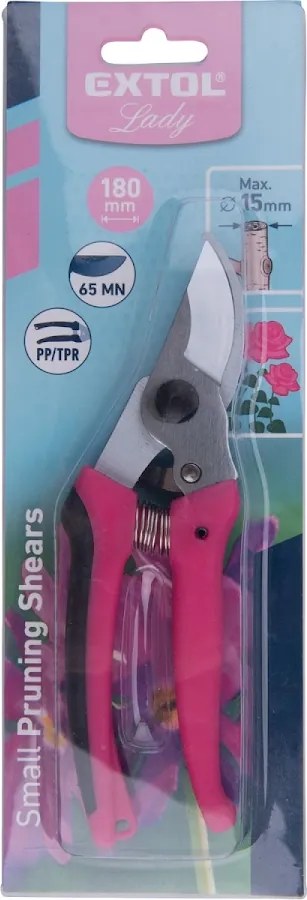 Nůžky zahradnické na květiny, 180 mm EXTOL LADY 9272