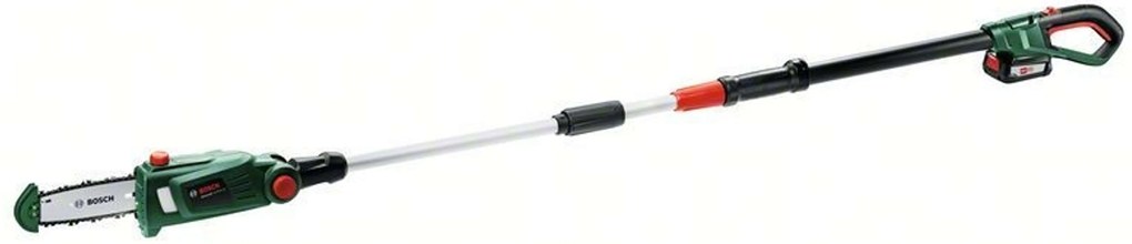 Bosch - 18V AKU prořezávací řetězová pila 20 cm, 1x aku 2,5 Ah Li-Ion, nabíječka 06008B3100