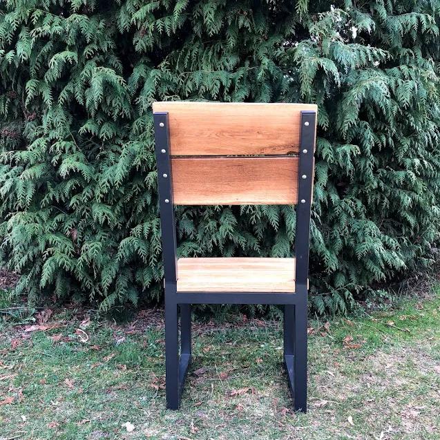 KULHÁNEK Zahradní židle s kovovou konstrukcí Odstín nátěru: lazura - ořech, Odstín podnože: antracit - RAL 7016