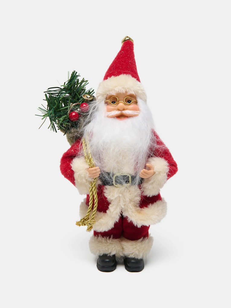 Sinsay - Stojící vánoční dekorace ve tvaru Santa Clause - červená